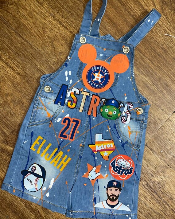 Houston ASTROS CUSTOM OVERALLS | Etsy