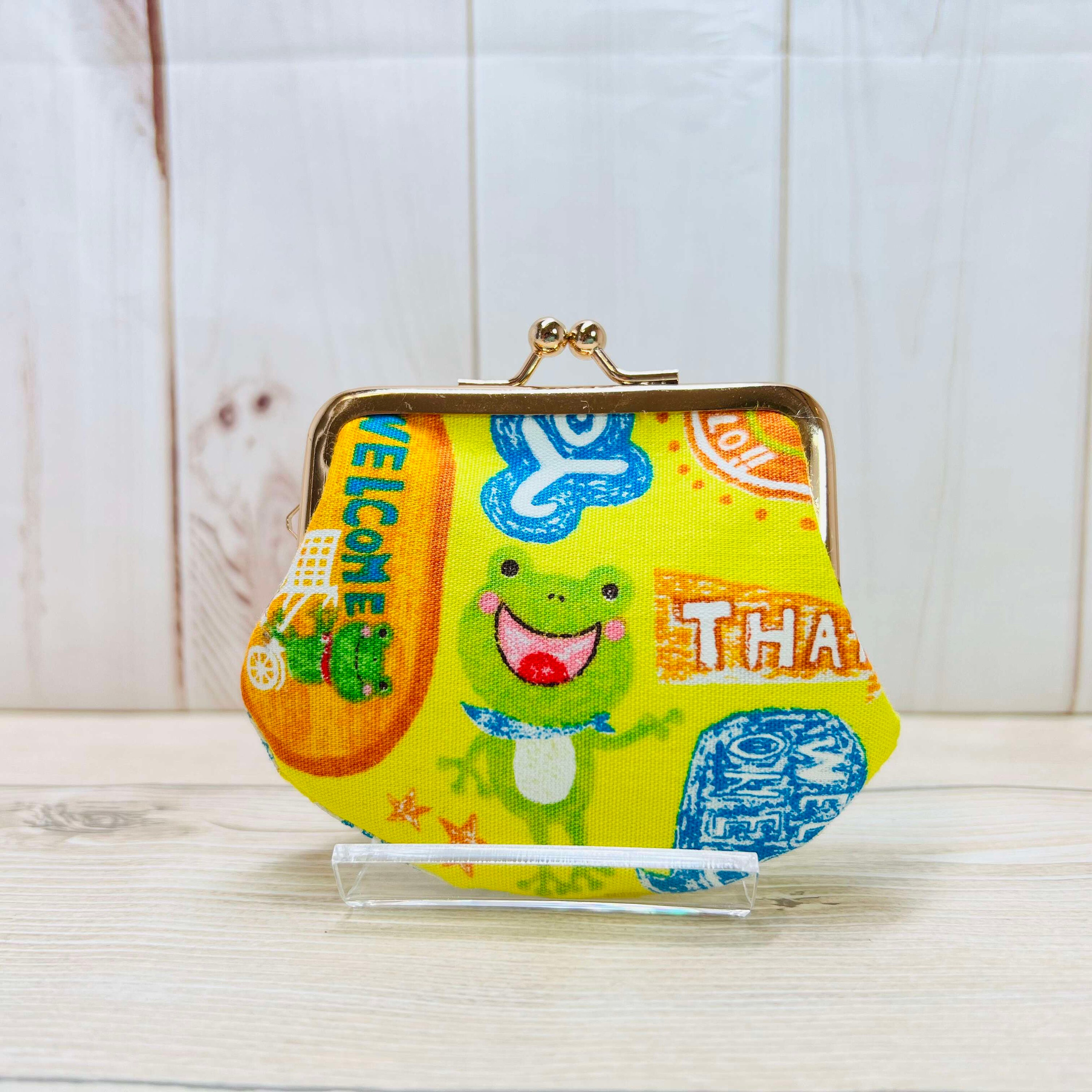 Metal Frame Kiss Lock Coin Purse Frog Made in Japan This Coin Purse is ...
