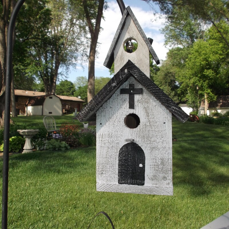 Church Bird House - Etsy