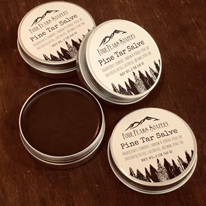 Handmade Pine Tar Salve With Comfrey, Yarrow, Piñon Sap (2 Oz) - Etsy