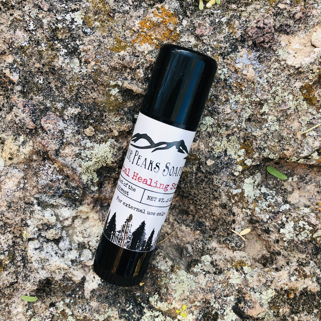 Herbal Salve Stick // Comfrey, Yarrow, Piñon Pine, Juniper, Evergreen ...