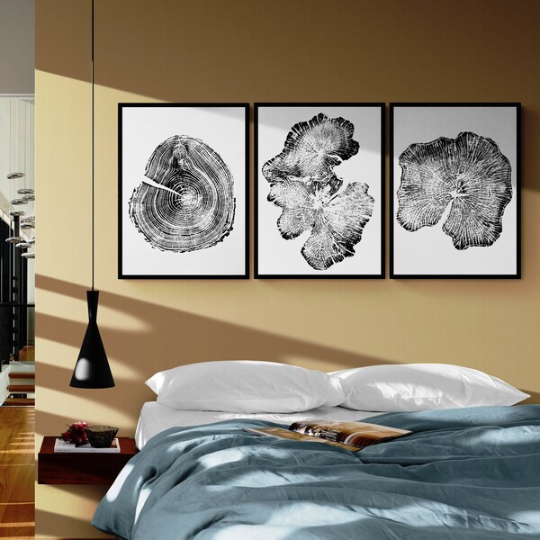 Tree Ring Art Print - Etsy