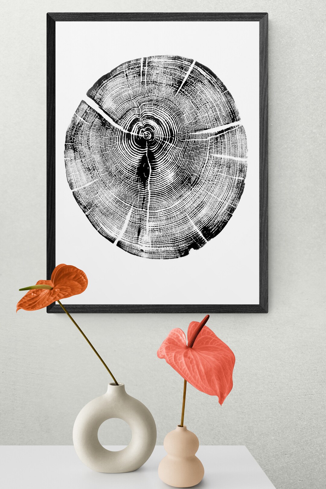 12x16 Woodblock Print for Frame, Original Linocut Art Print, for Sale ...