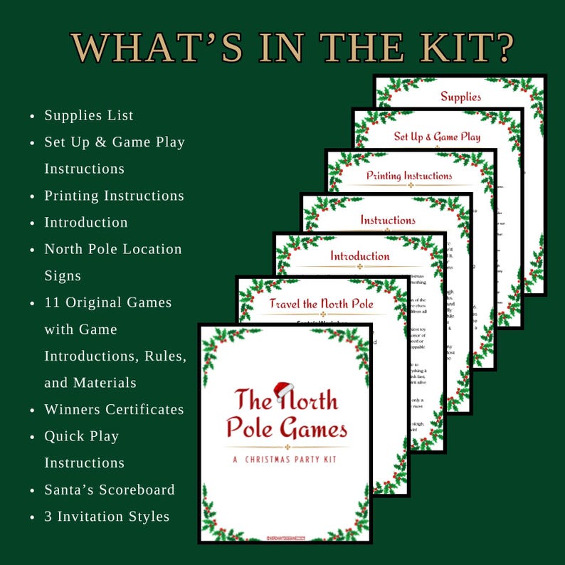 Clean Christmas Party Games for Family, Work, Friends, 12 Days of ...