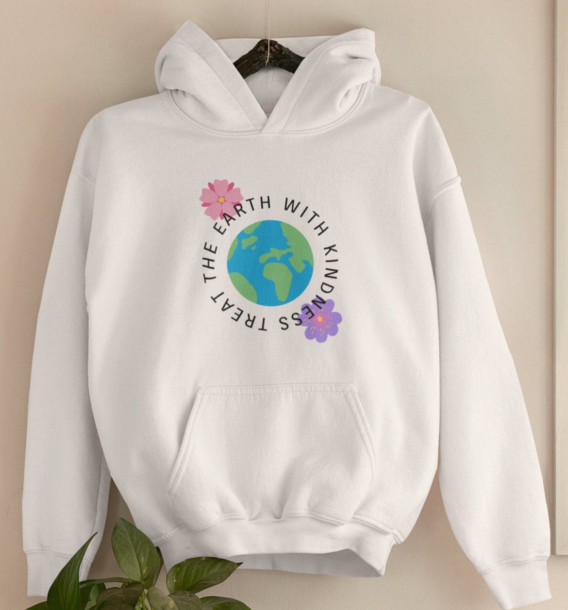 Earth Hoodie, Kindness Hoodie, Positive Hoodie, Environment Hoodie ...