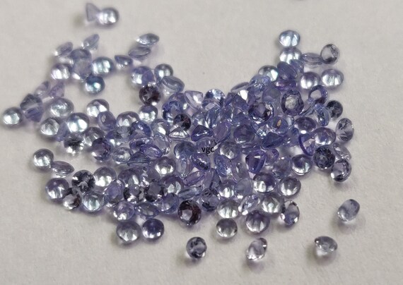 Natural AAA Quality Tanzanite Round 1mm Faceted Tanzanite - Etsy