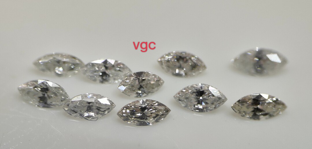 Natural White Diamond E-f Color Brilliant Cut 1.5x3mm Marquise - E ...