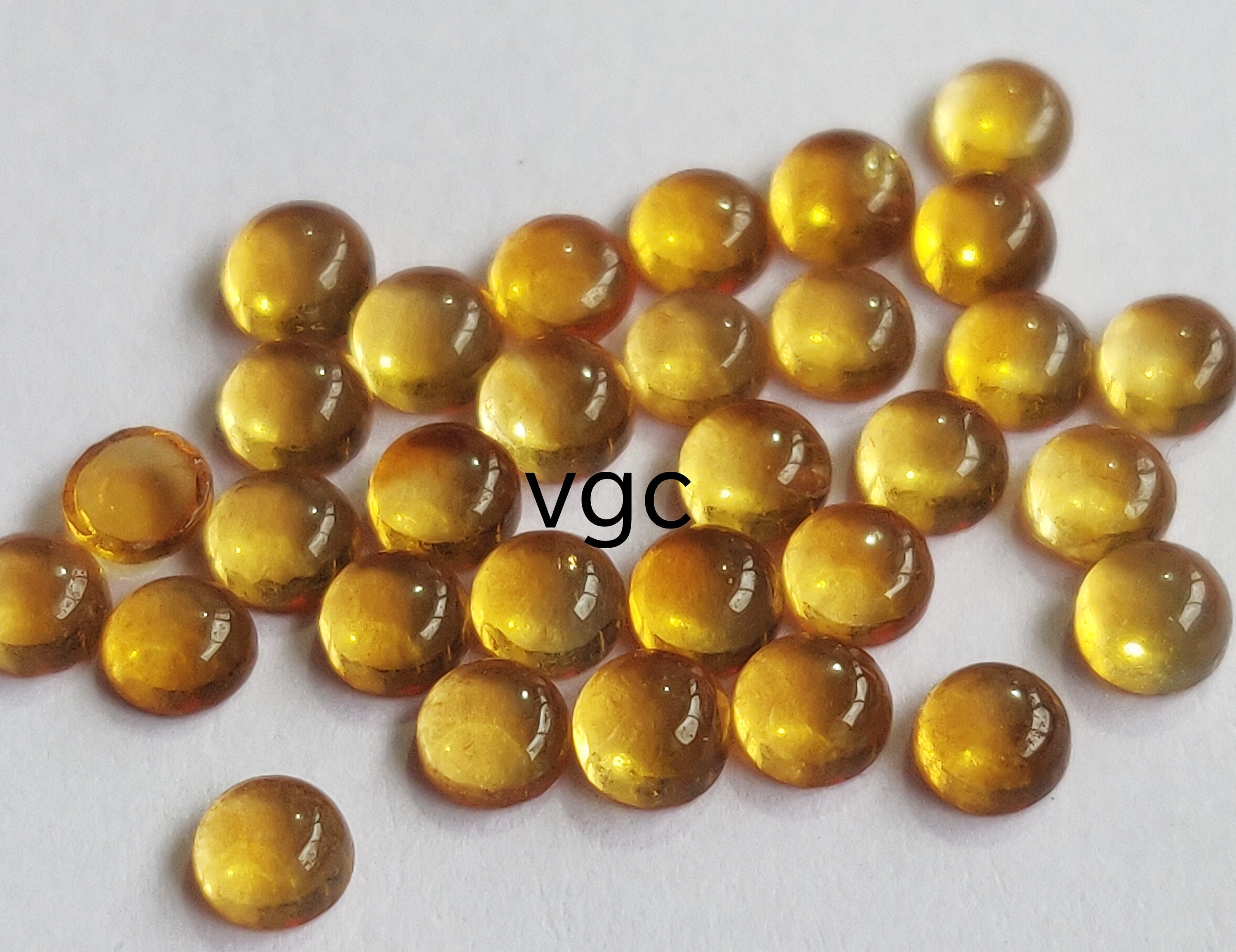 Natural Top Color and Quality Natural Citrine Round Cabochon - Etsy