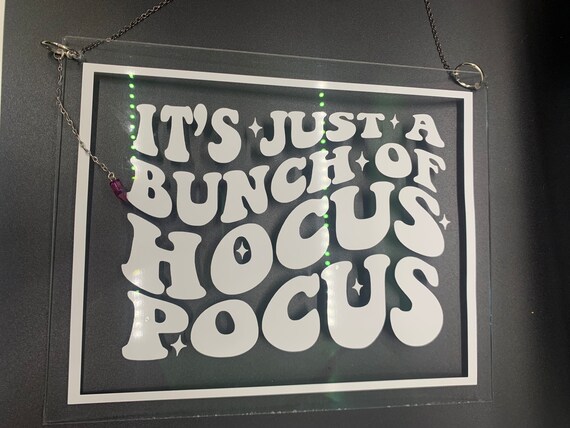 Hocus Pocus Acrylic Sign - Etsy