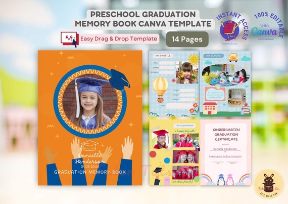 Kindergarten Graduation Memory Book