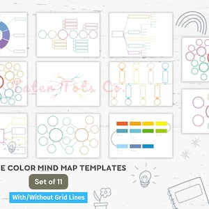 Color Mind Map Templates: Enhance Classroom Note-taking and ...