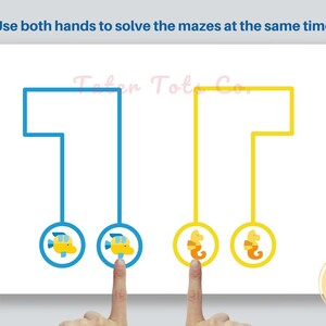 Double Doodle Bilateral Brain Game - Beginner Level for Cognitive ...