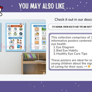 Kids' Eye Training Exercise Poster for Preschool: Improving Visual ...