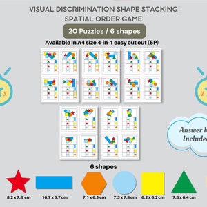 Mega-bundle Visual Discrimination and Perception Activities for Early ...