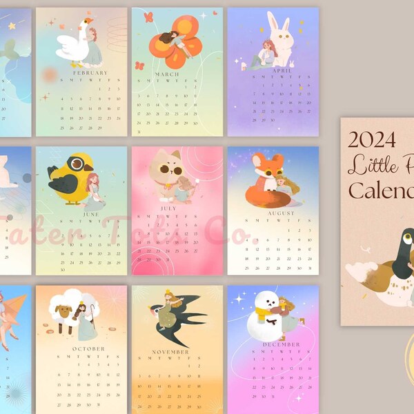 Desk Calendar - Etsy