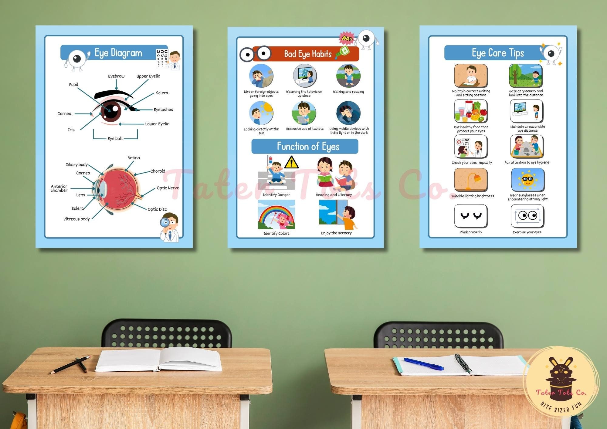 Healthy Posture and Eye Care Bundle for Kids: Improving Physical and ...