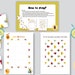 Printable 3x4 Square Grid Puzzle Patterns and Board Set of 4 Part 1 ...
