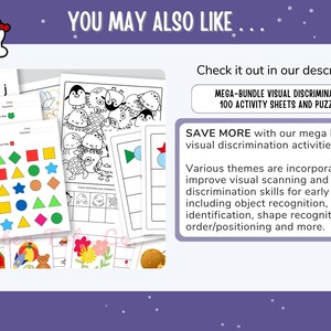 Visual Discrimination Stacked Item Spatial Order Position Activity ...