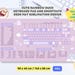 Cute Rainbow Duck Keyboard Pad Reference Diagram With Shortcut, Labels ...