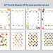 Printable 3x4 Square Grid Puzzle Patterns - Set of 8 Bundle | Brain ...