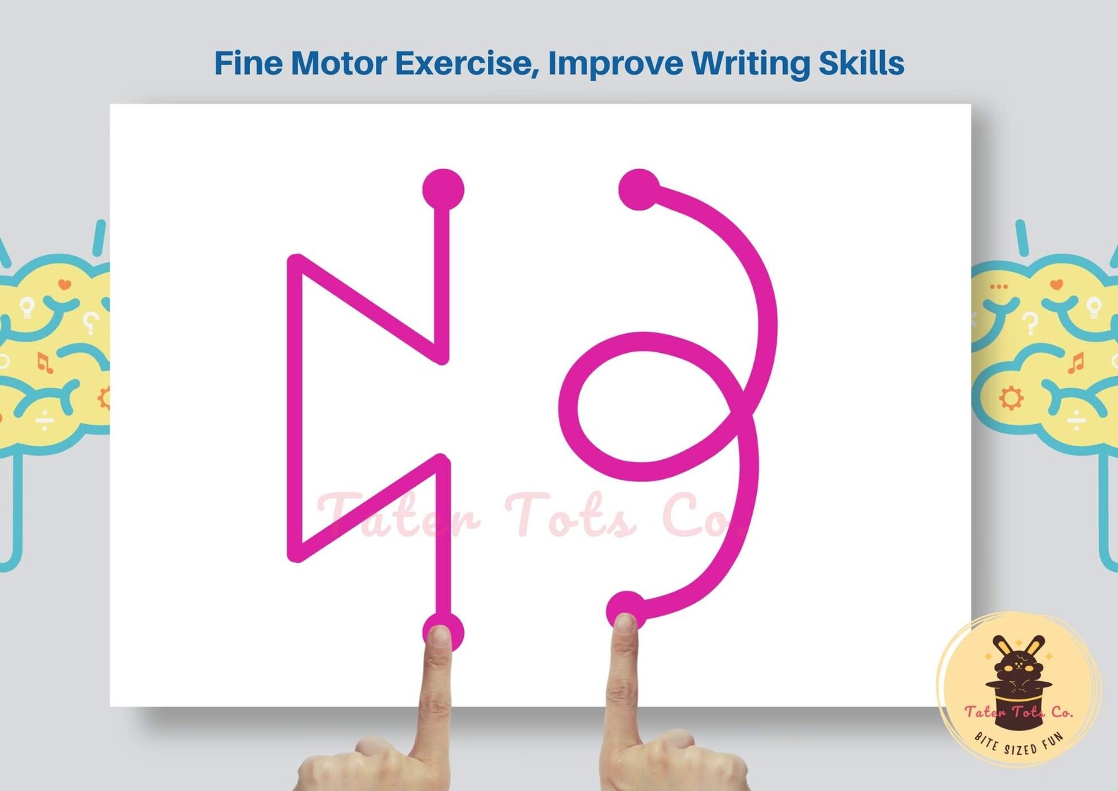 Finger Mazes Double Doodle Bilateral Brain Game - Beginner to Advance ...
