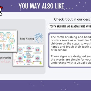 Brushing Teeth Poster Dental Hygiene Educational Poster, Toddler ...