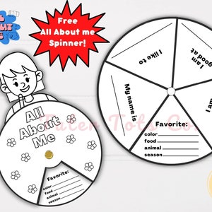 Personalized All About Me Letter and Number Tracing Preschool Worksheet ...