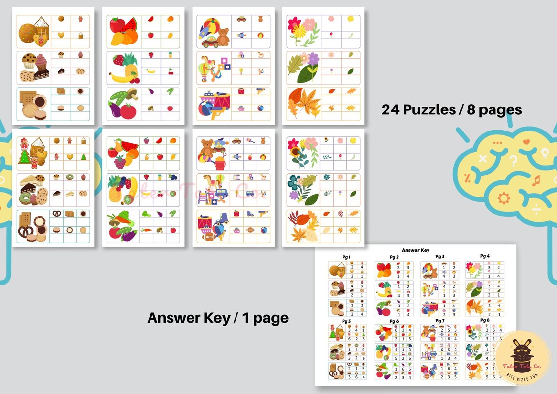 Visual Discrimination Stacked Item Spatial Order Position Activity ...