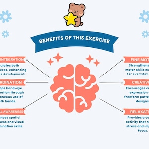 Double Doodle Bilateral Brain Game - Beginner Level for Cognitive ...