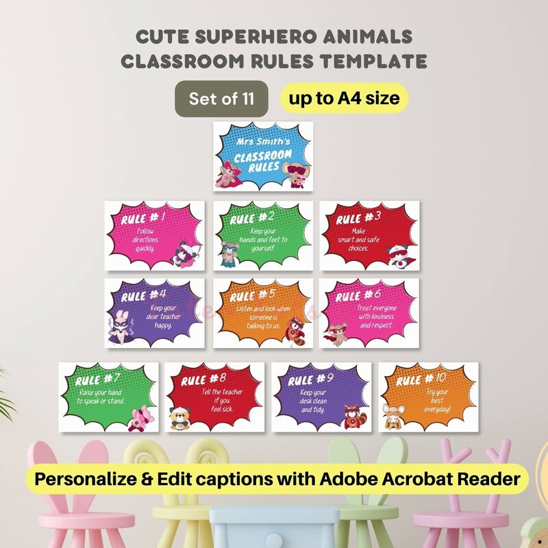 Superhero Classroom - Etsy