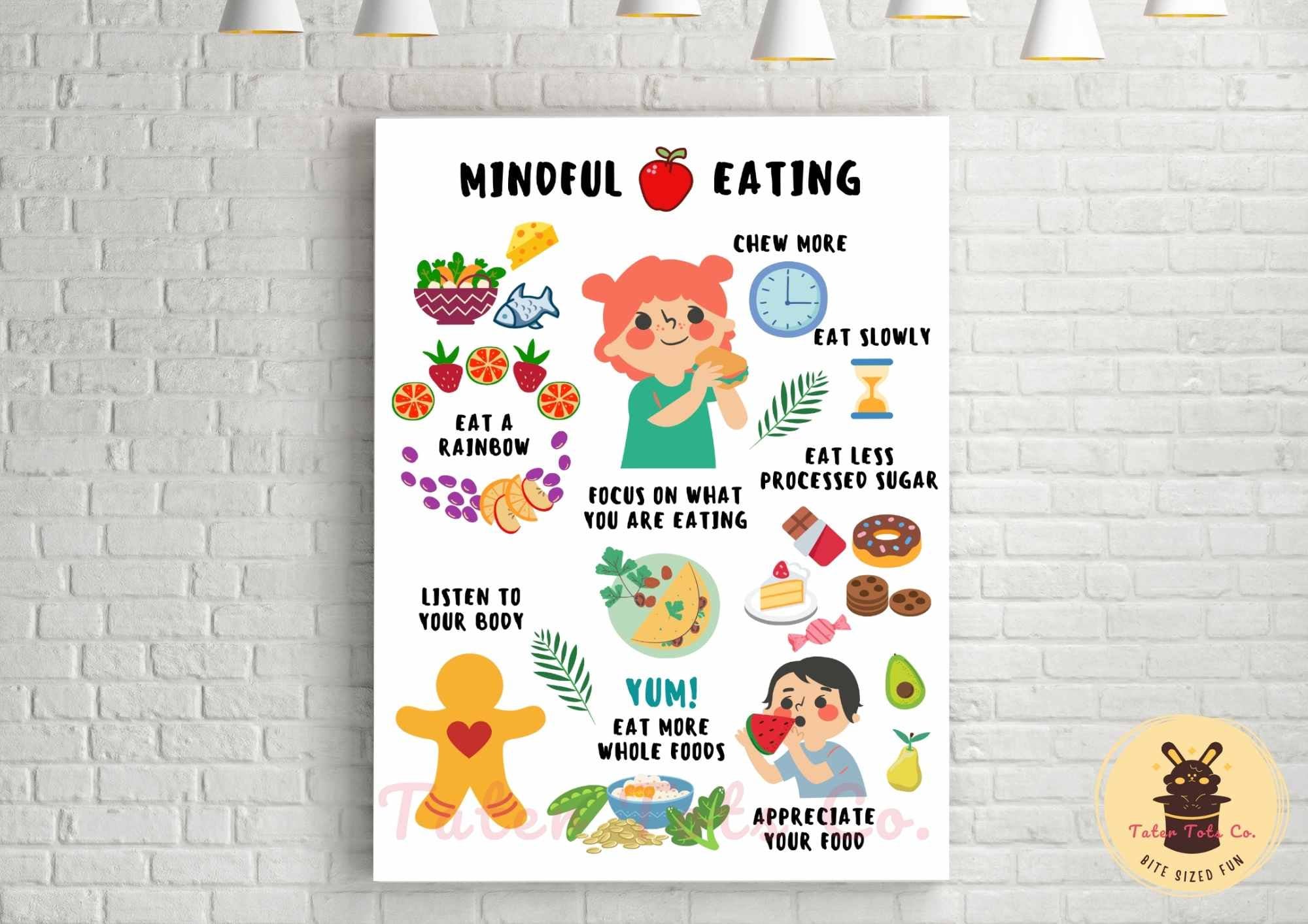 Healthy Lifestyle Poster For Kids