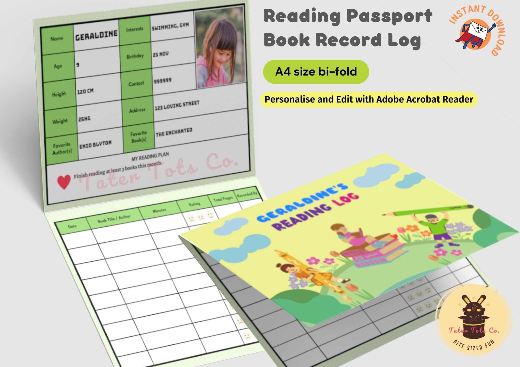 Passport Page Template