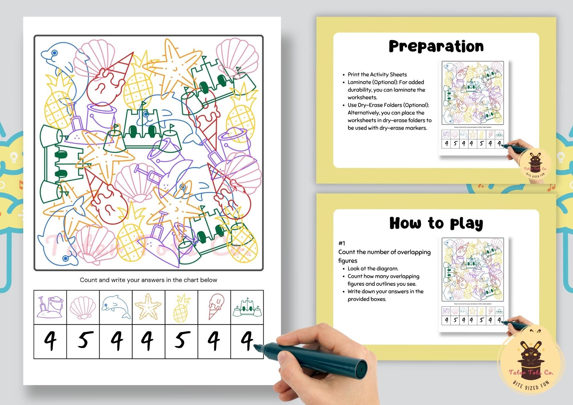 Mega-bundle Visual Discrimination and Perception Activities for Early ...