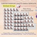DIY Custom Passport Photo Canva Frame Template - International and US ...