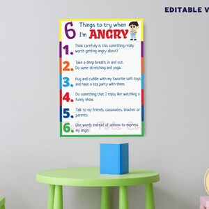 Zones of Emotional Regulation Self Control Posters | Calm Down Corner ...