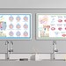 Tooth Brushing and Handwashing Guides Hygiene Poster Set Preschool ...