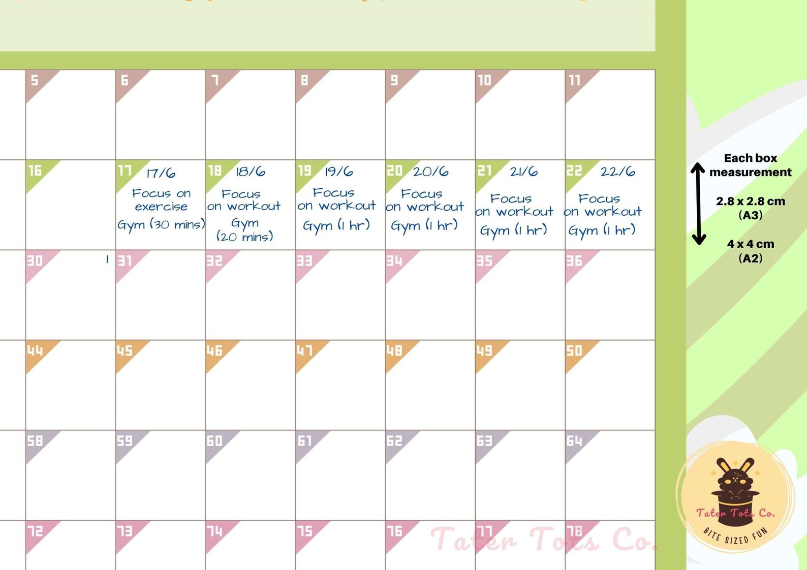 100 Day Habit Tracker: Forest Animals Schedule Template (instant ...