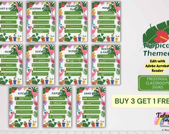 Tropical Classroom Theme - Etsy