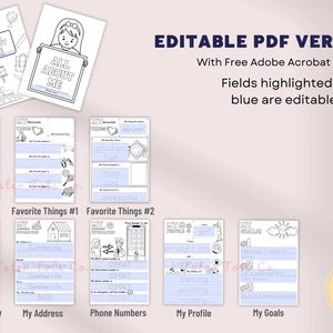 Personalized All About Me Letter and Number Tracing Preschool Worksheet ...