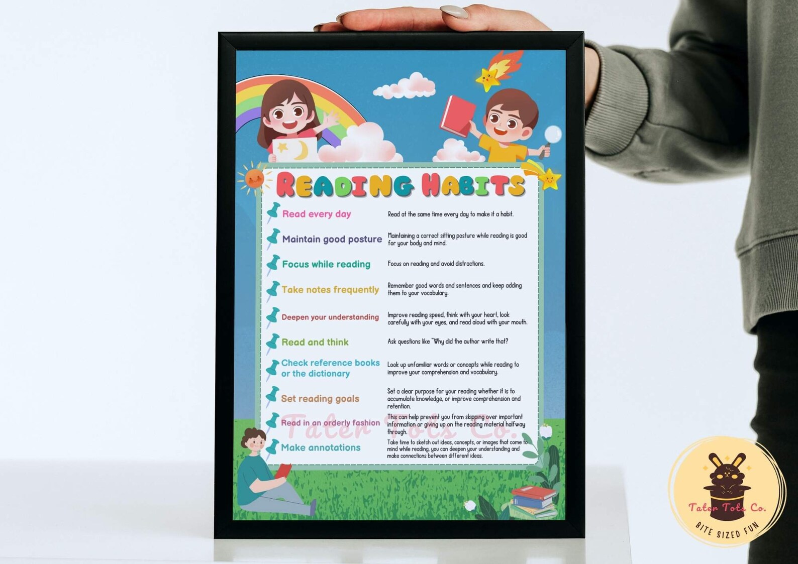 Educational Posters for Kids Daily Routine Bundle Encourage - Etsy ...