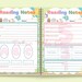 Printable Reading Response Log Journal Book Tracker School Worksheets ...