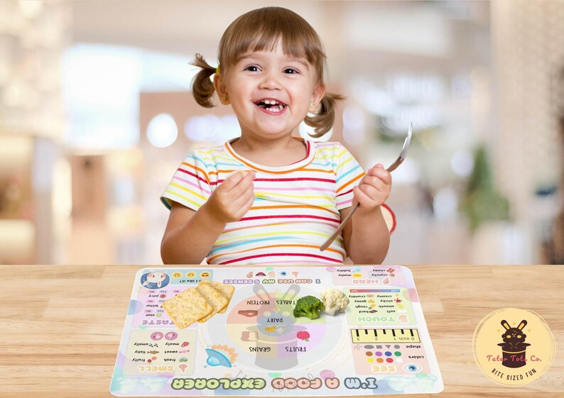 Space Food Explorer Eating Placemat Food Groups, Flavor Discovery Using ...