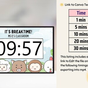 Classroom Countdown Timers for Enhanced Productivity in 1, 5, 10, 20 ...