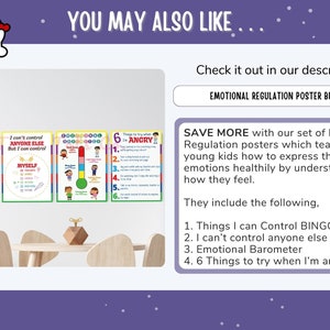 5 Senses Calming Strategies Poster: Help Young Kids Manage Emotions ...