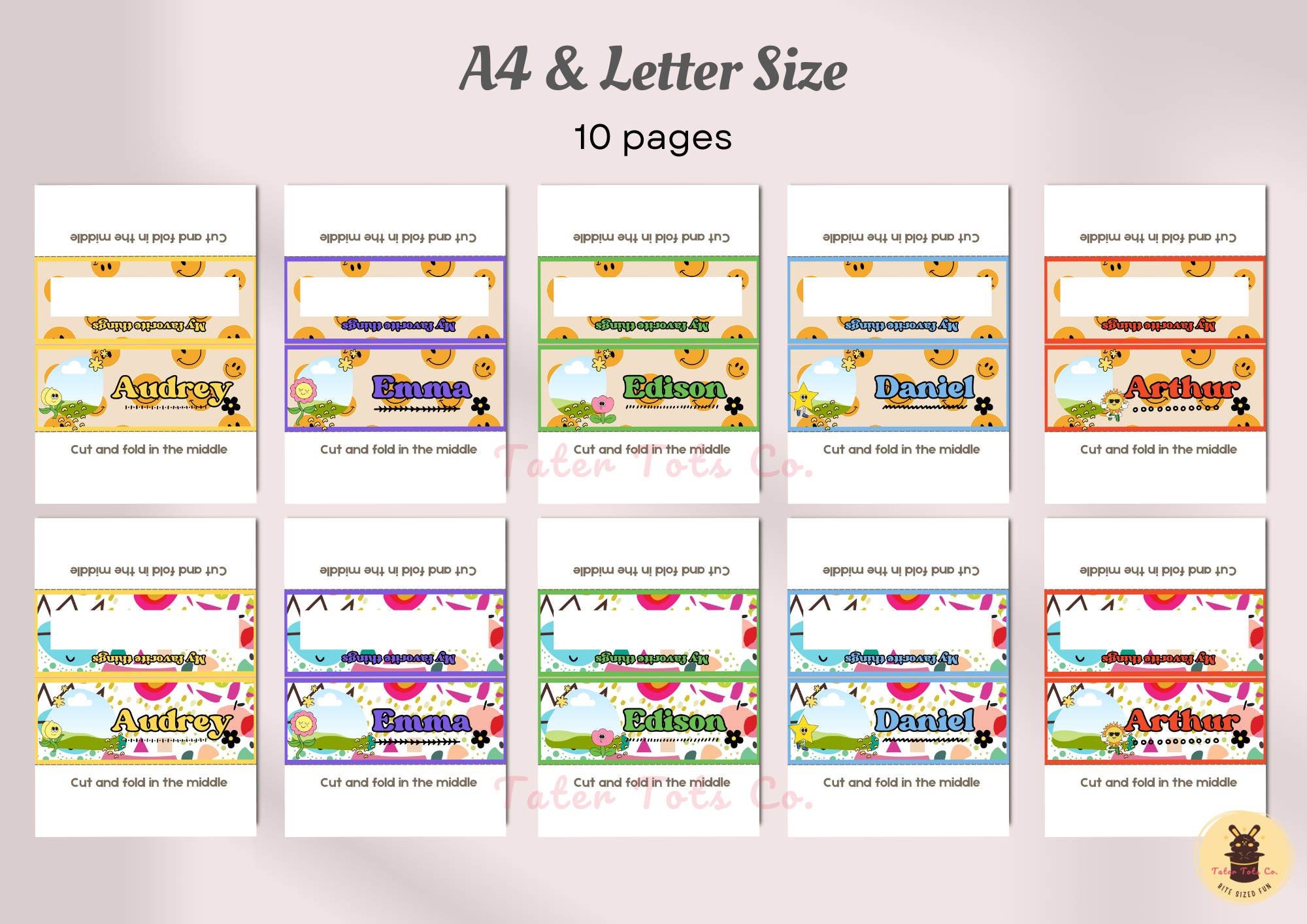 Custom Student Freshmen Photo and Name Double Sided Desk Plate Tent ...