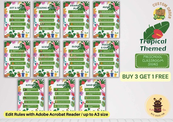 Center Signs Editable Clip Art