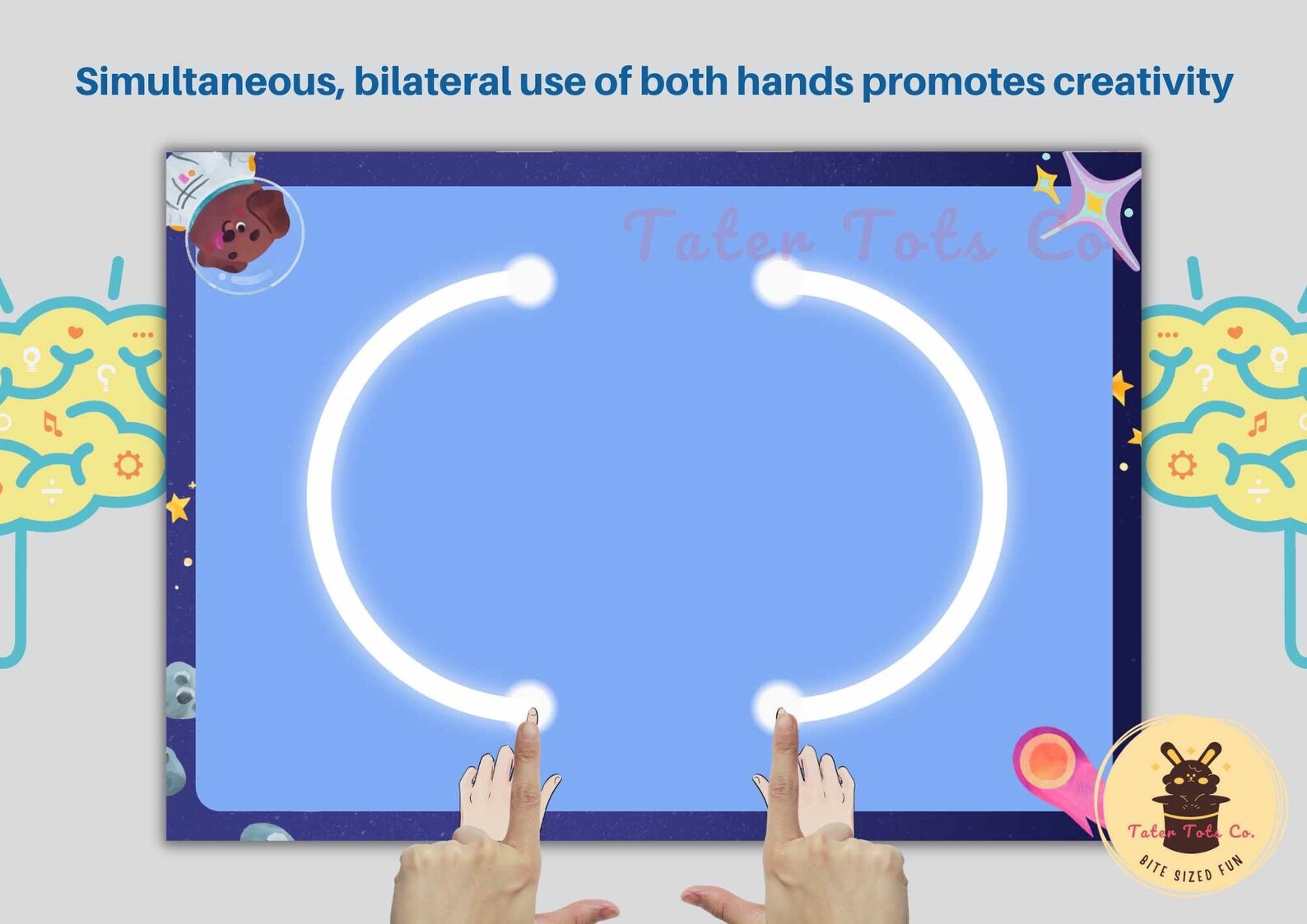 Double Doodle Finger Tracing Maze Brain Game for Kids Train Fine Motor ...