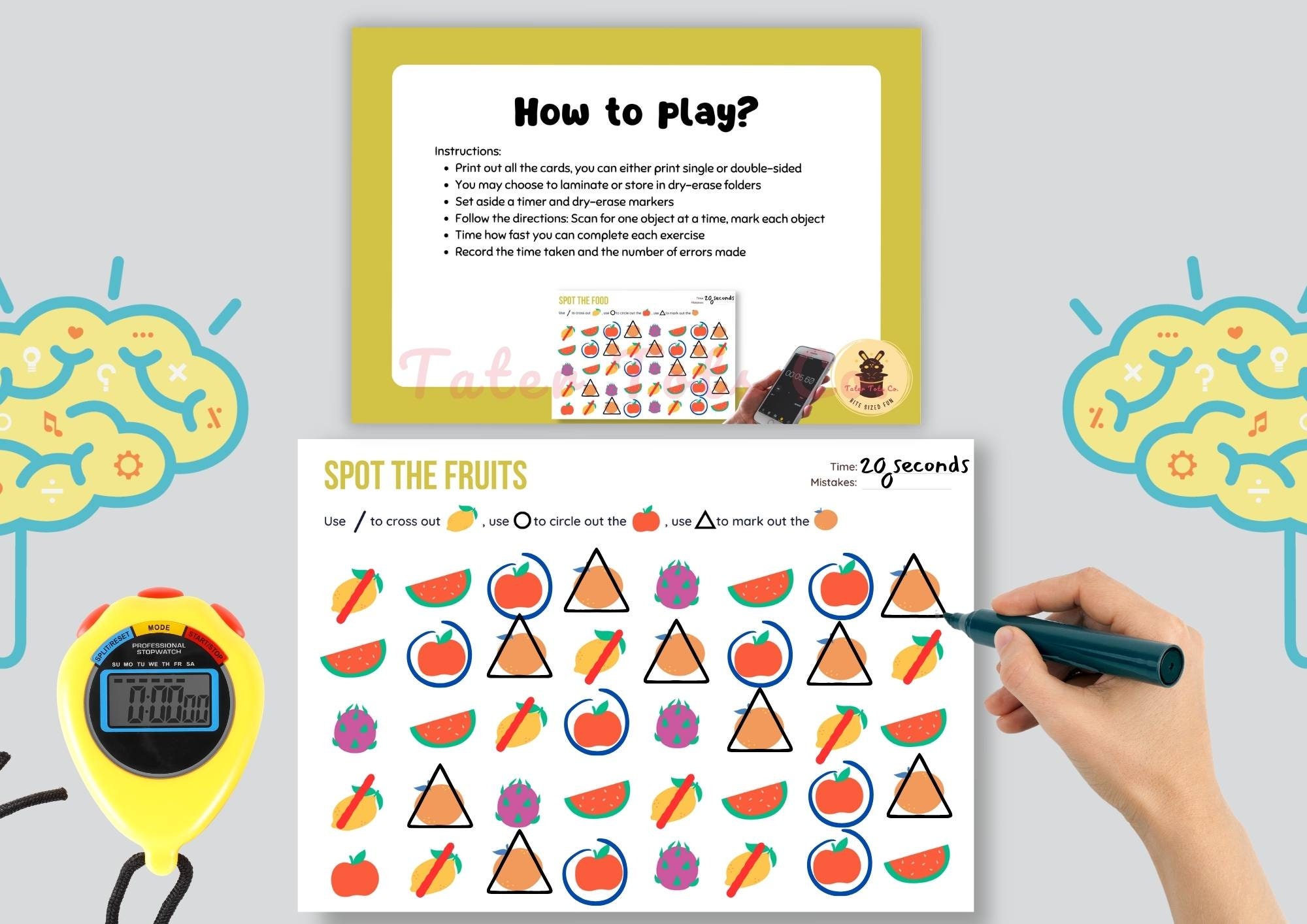 Mega-bundle Visual Discrimination and Perception Activities for Early ...
