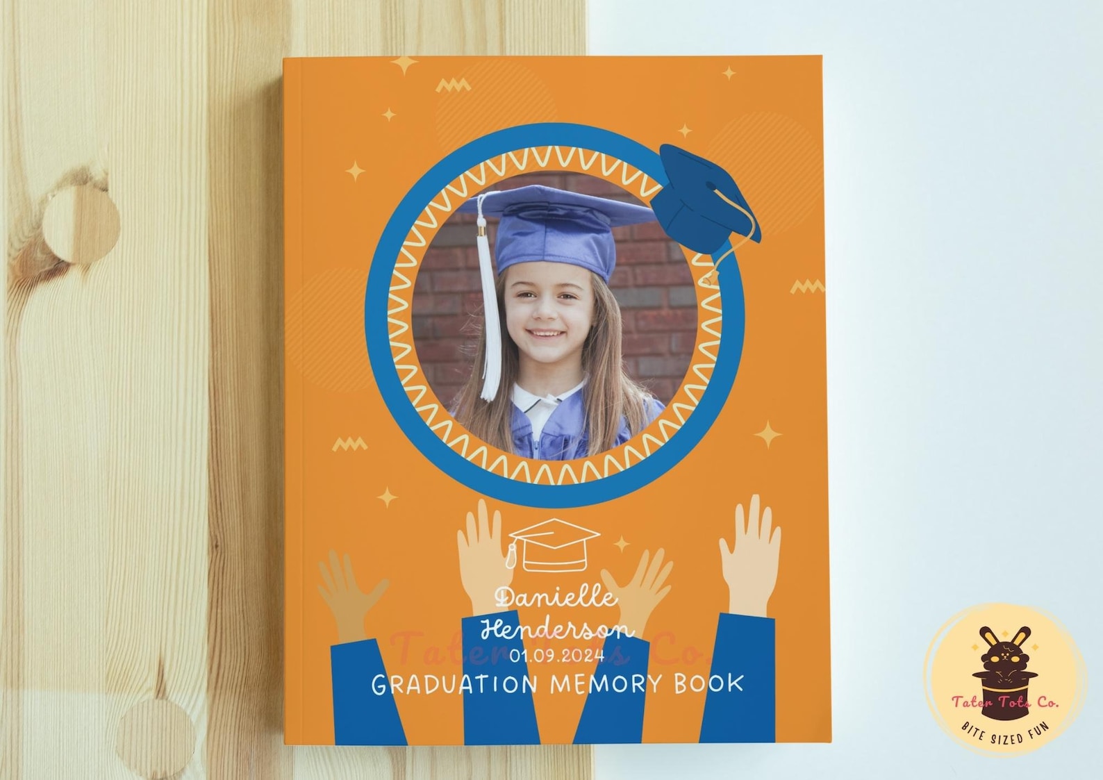 Preschool Graduation Memory Book: Canva Template for Kindergarten Prek ...