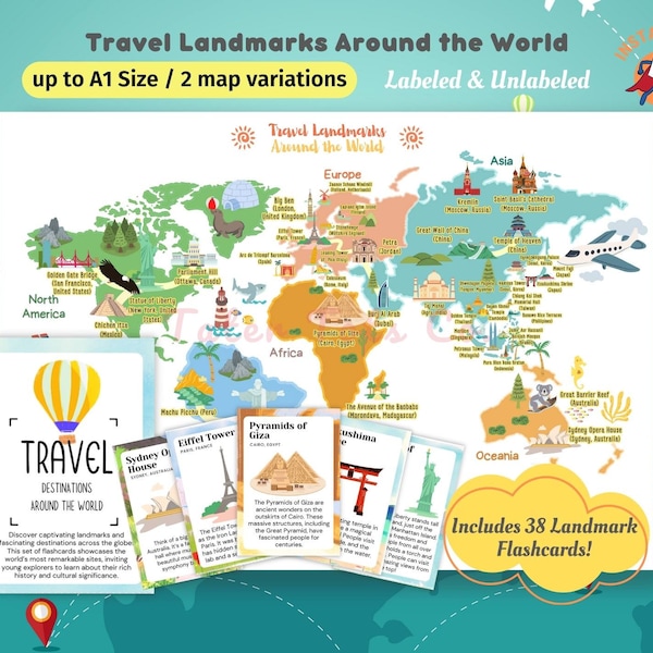 Kid World Travel Guide - Etsy UK